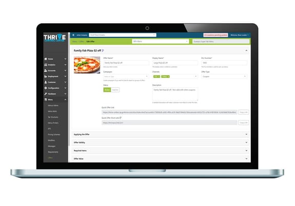 Thrive POS - Point of Sale for Pizza